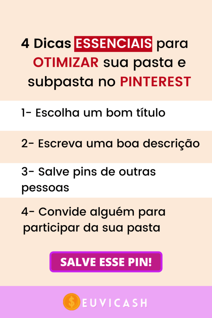 Como Criar Pasta E Subpasta No Pinterest 4 Dicas Essenciais Eu Vi Cash